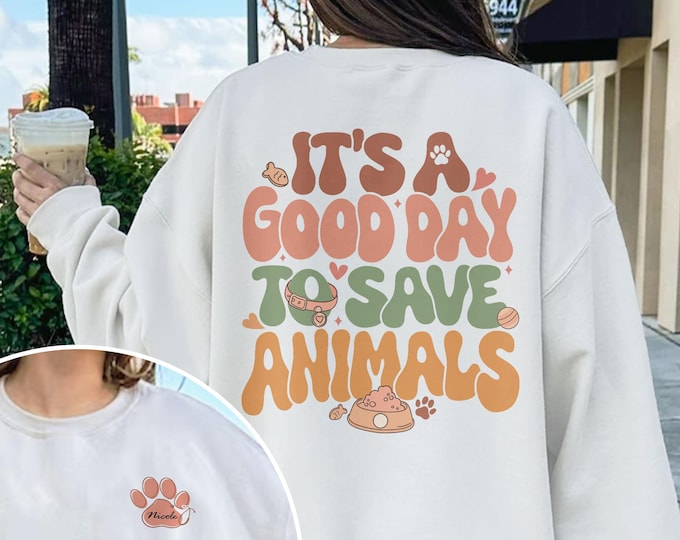It’s A Good Day to Save Animals T Shirt, Custom Vet Tech Shirt, Vet ...