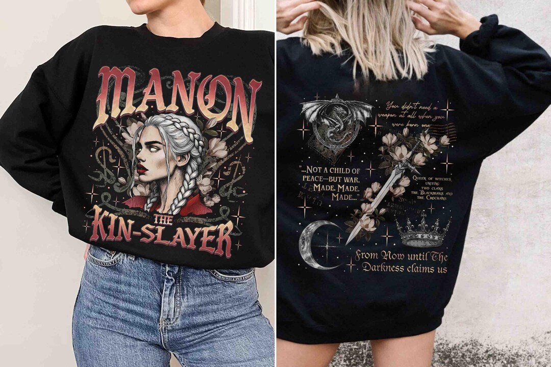 Manon the Kin Slayer Sweatshirt, the Thirteen Two Sided Tshirt for Fan ...