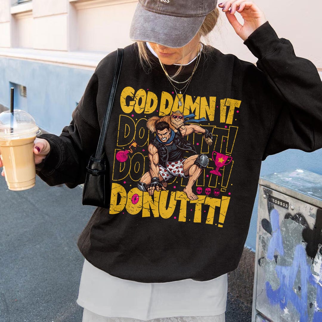 Dungeon Crawler Carl God Damn It Donut Shirt, Princess Donut Cat Tshirt ...