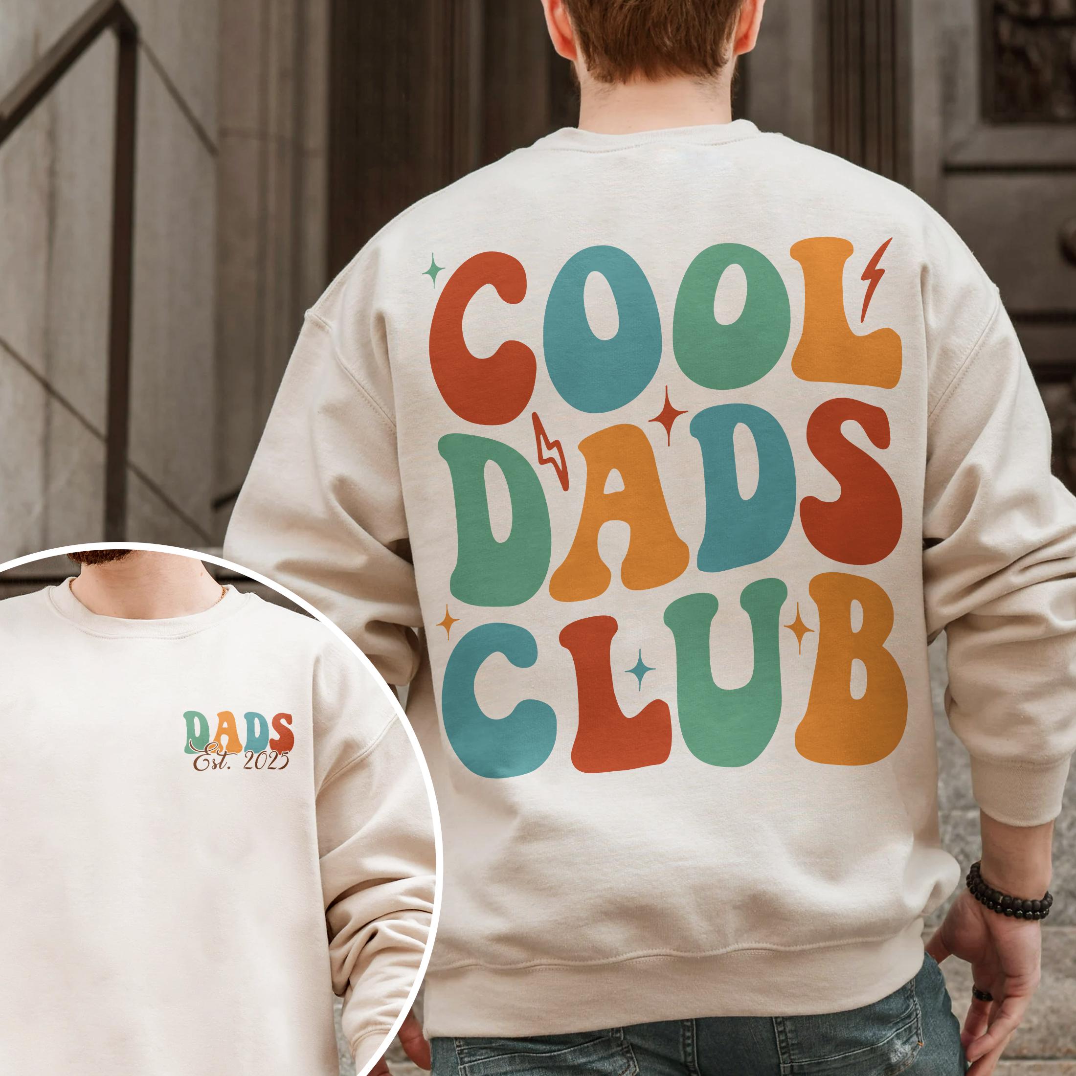 Cool Dads Club Shirt, Custom Year Dad T-shirt, Funny Dad Est Shirt ...