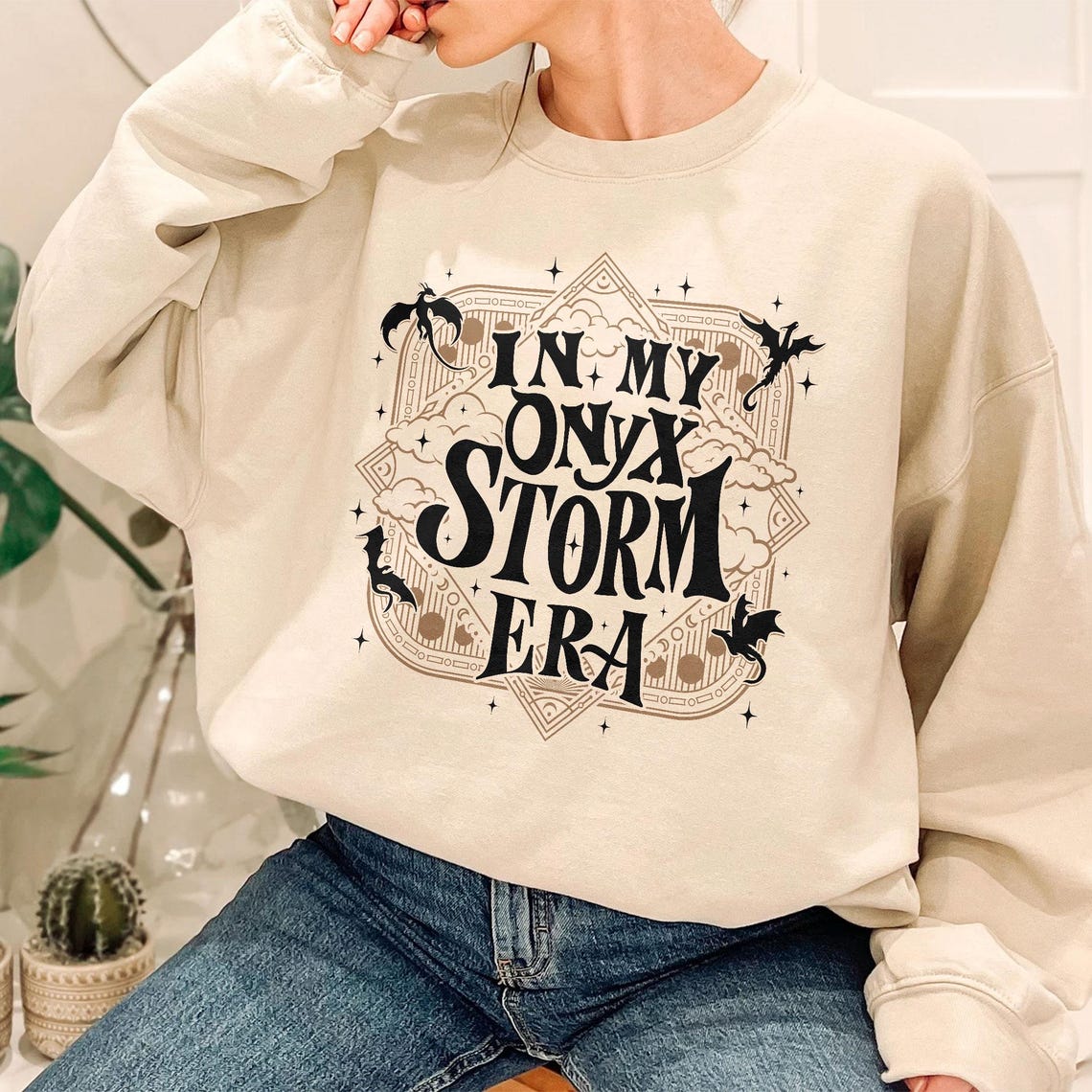 Onyx Storm Sweatshirt, Fourth Wing Merch, Basgiath War College Tshirt ...