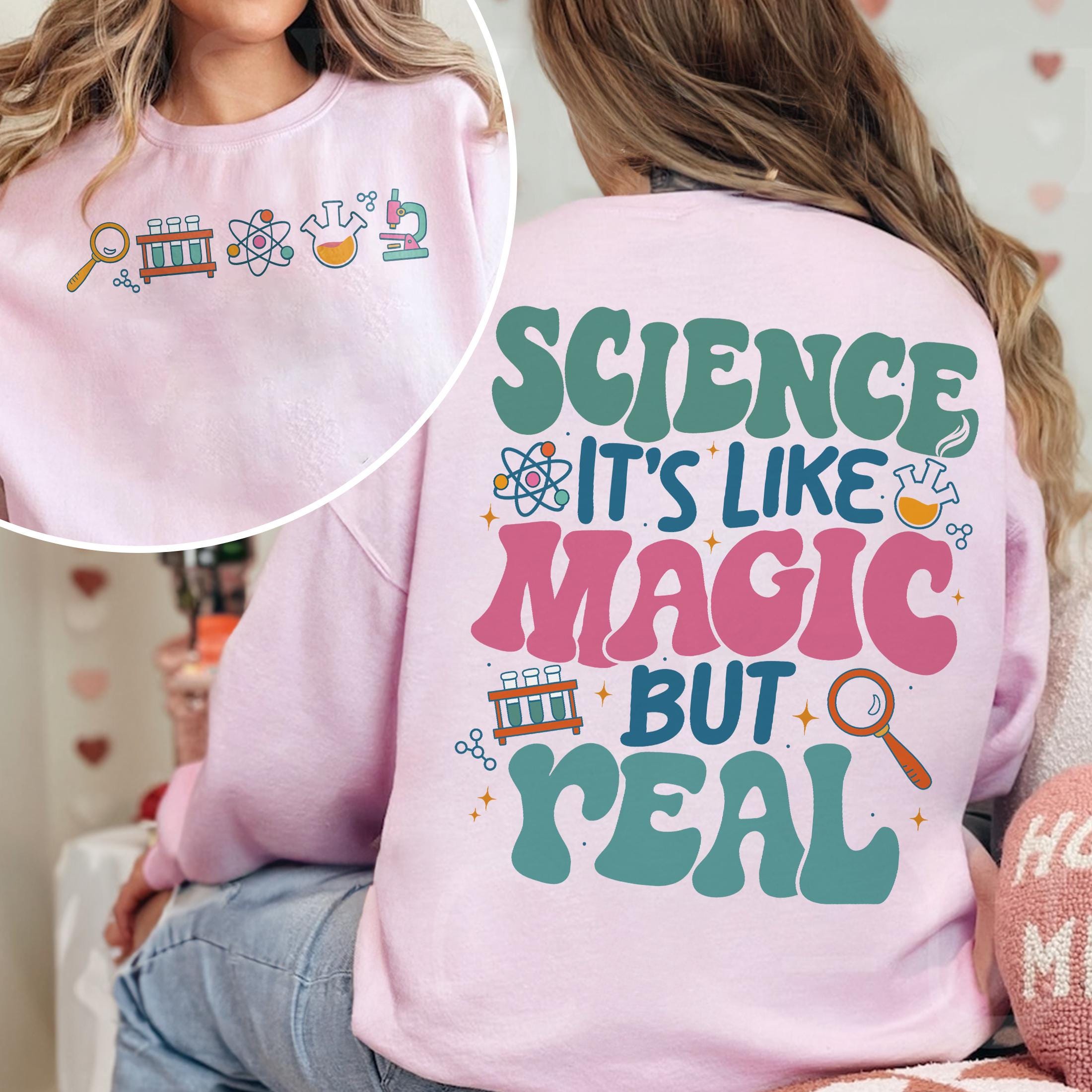 Women in Science Sweatshirt, Like Magic but Real T Shirt, Funny ...