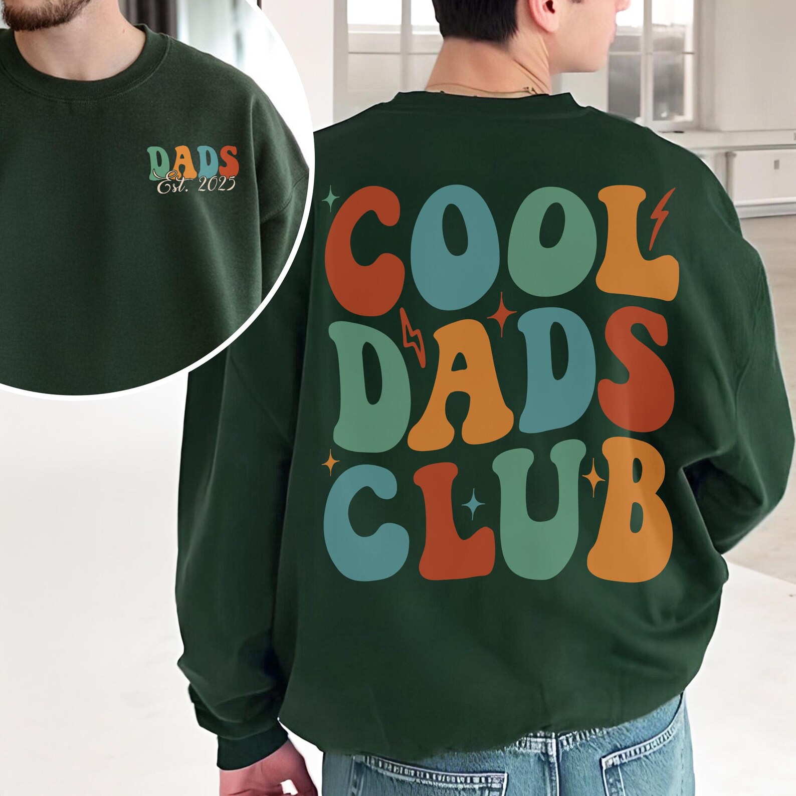 Cool Dads Club Shirt, Custom Year Dad T-shirt, Funny Dad Est Shirt ...