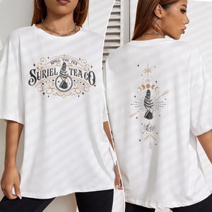 Suriel Tea Co Sweatshirt, New Acotar Tshirt, Velaris the Night Court ...