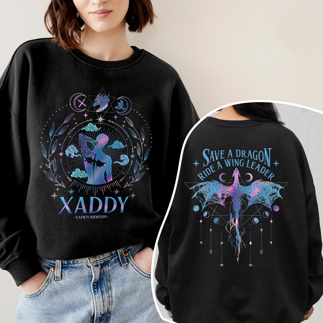 Xaden Riorson Sweatshirt, Trendy Xaddy Shirt, Xaden Fourth Wing Fan ...
