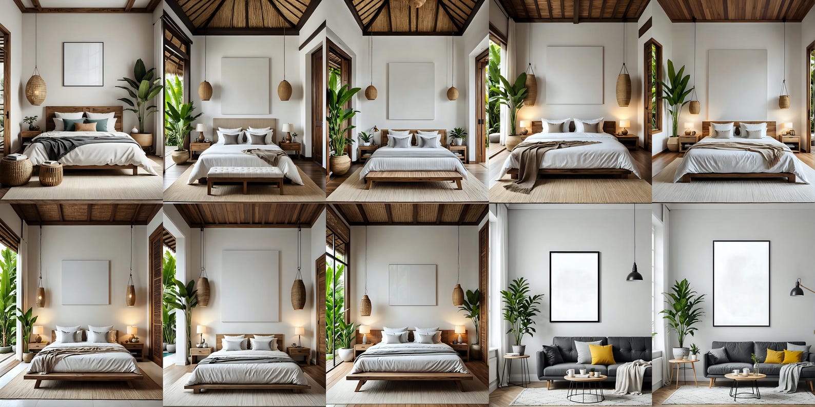 50 Elegant Room Mockups - PSD Files for Easy Wall Art Display - Etsy