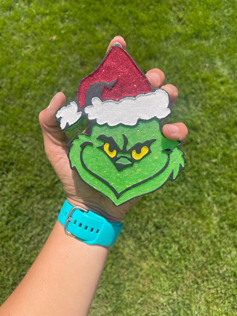 Grinch Freshie / Christmas Freshie / Air Freshener - Etsy