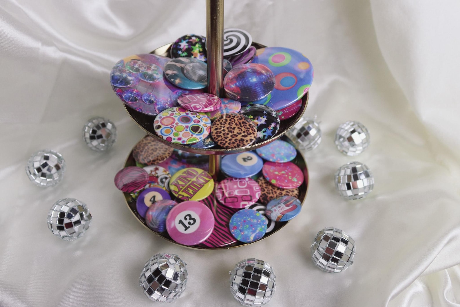 Mixed Aesthetic Button Pin Pack – Handmade Y2K Retro Punk Pins - Etsy
