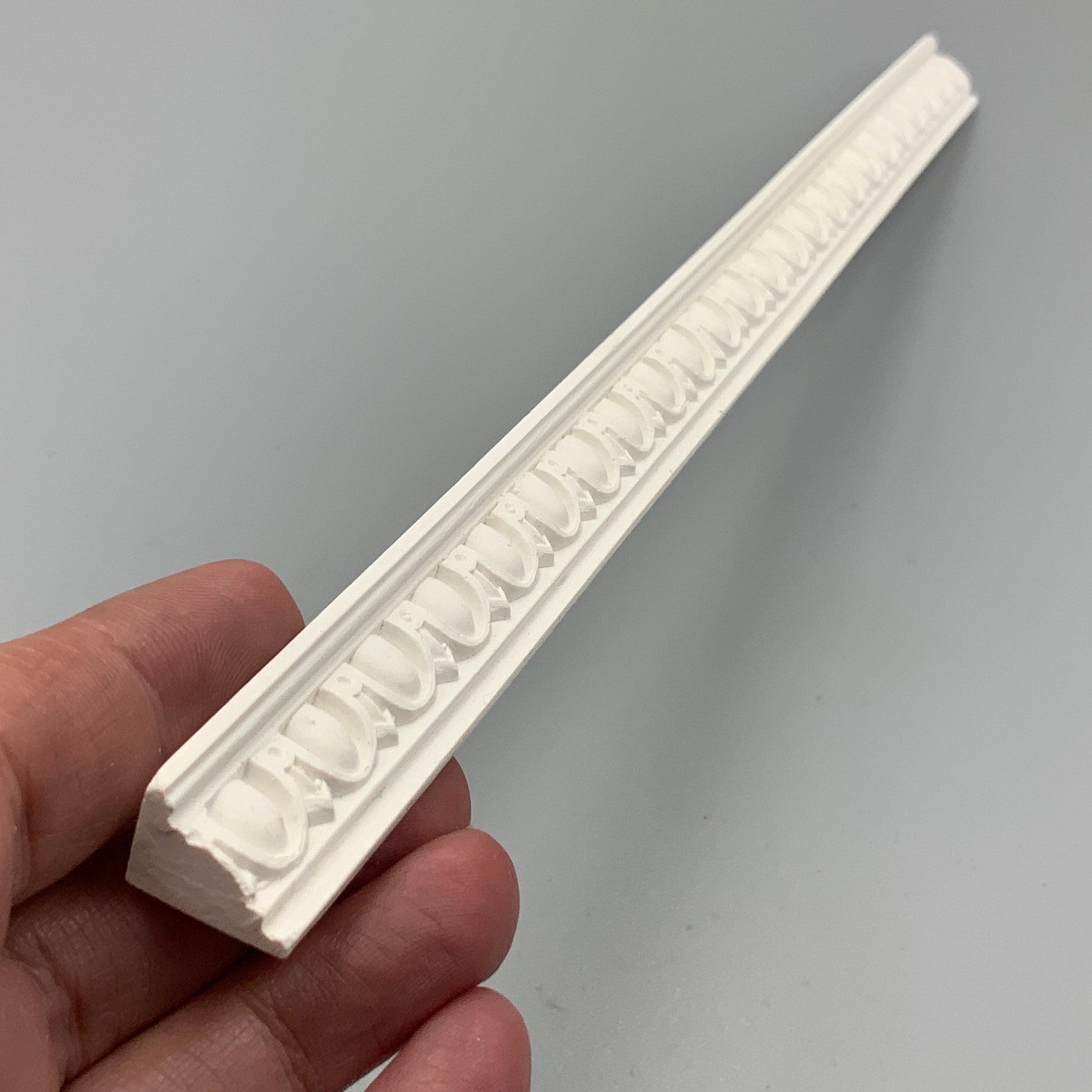 Dolls House Miniature 1/12 Ornate Egg & Dart Coving Crown Moulding ...