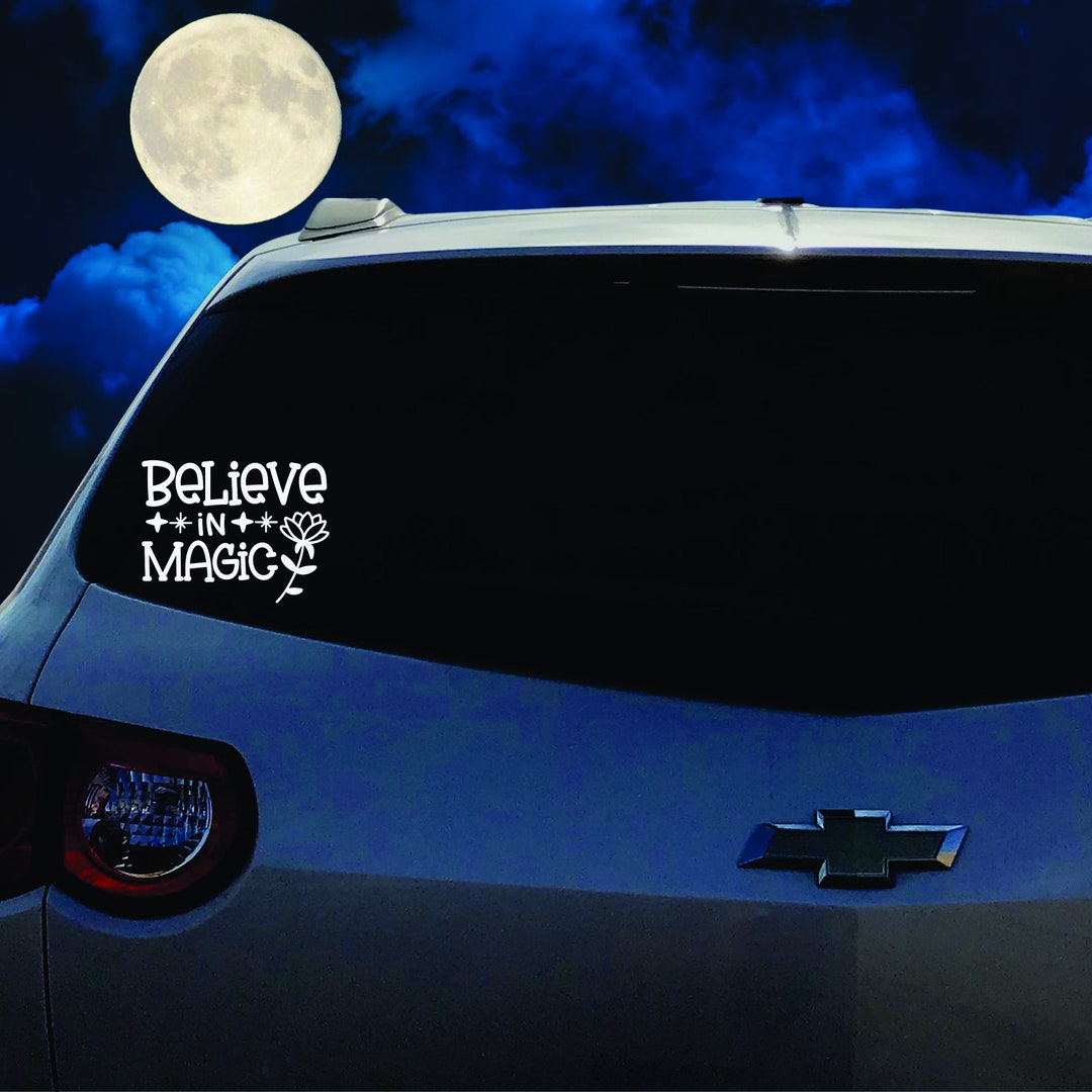 Believe in Magic Decal Spooky Decal Witchy Vibes Witchy Gift Magic ...