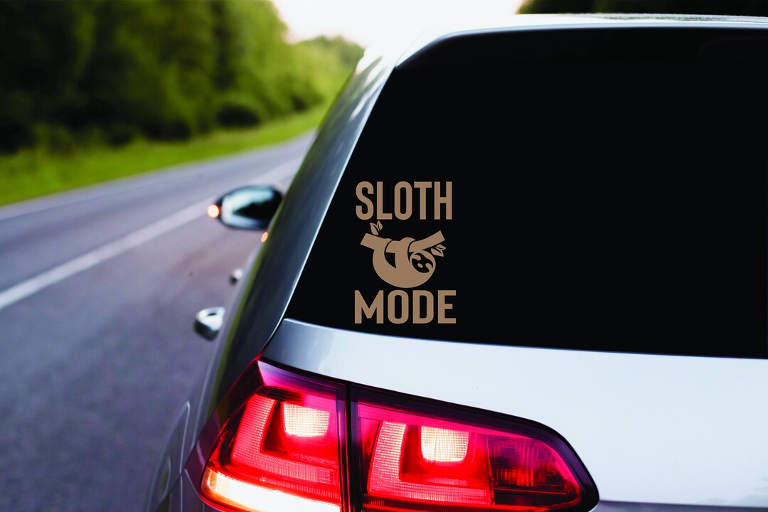 Sloth Life Decal Cute Sloth Vibes Funny Gift for Friend - Etsy