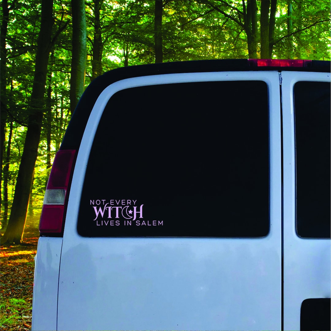 Window Sticker for Witch Car Decal for Witch Window Decoration for Car ...