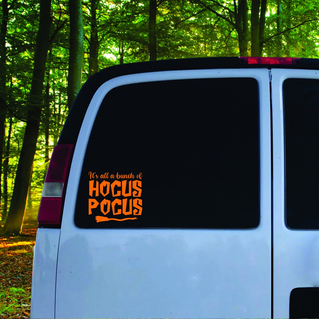 Hocus Pocus Permanent Vinyl Decal Witch Vibes Spooky Vibes Halloween ...
