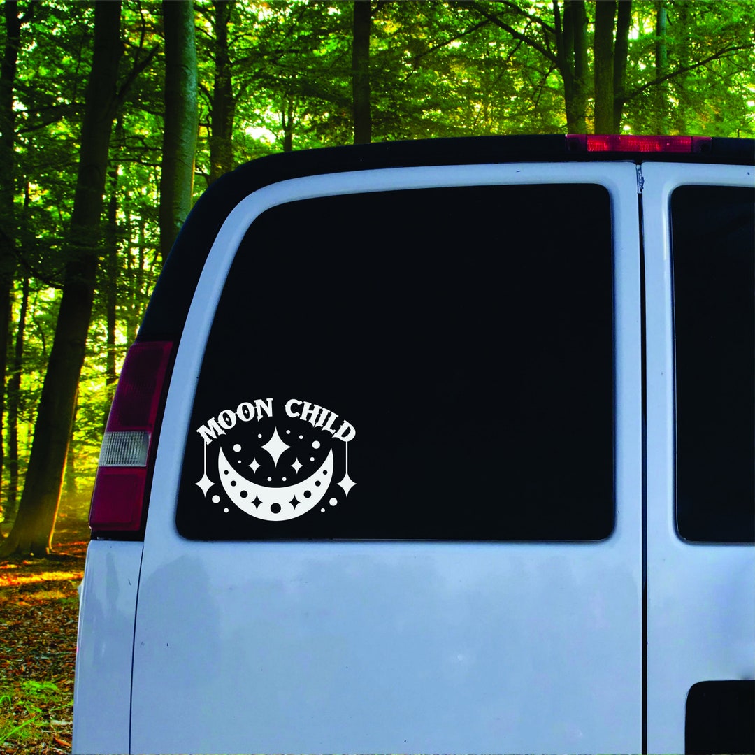 Moon Child Decal Moon Decal Boho Vibes Witchy Decal Stay Wild Moon ...