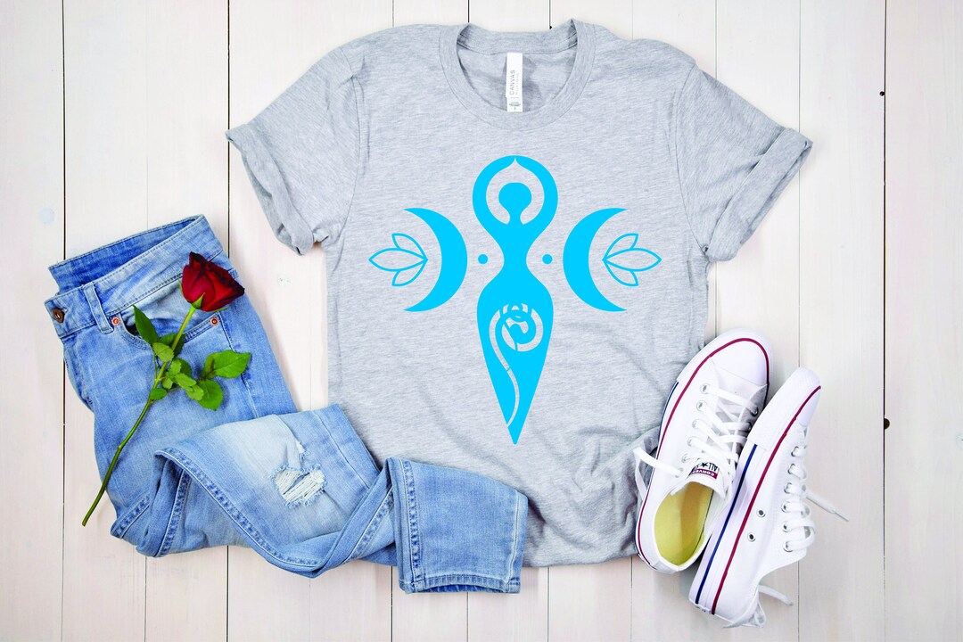 Spiral Goddess Tshirt Goddess Triple Goddess Crescent Moon Witch Gift ...