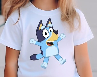 DTF Transfer Sheet, Bluey Dog, Ready to Press - Etsy