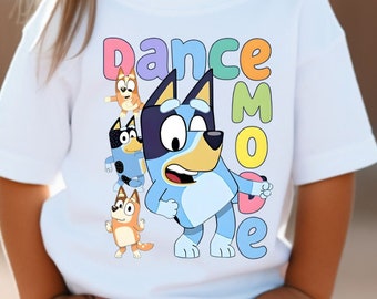 DTF Transfer Sheet, Bluey Dog, Ready to Press - Etsy