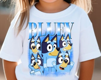 DTF Transfer Sheet, Bluey Dog, Ready to Press - Etsy