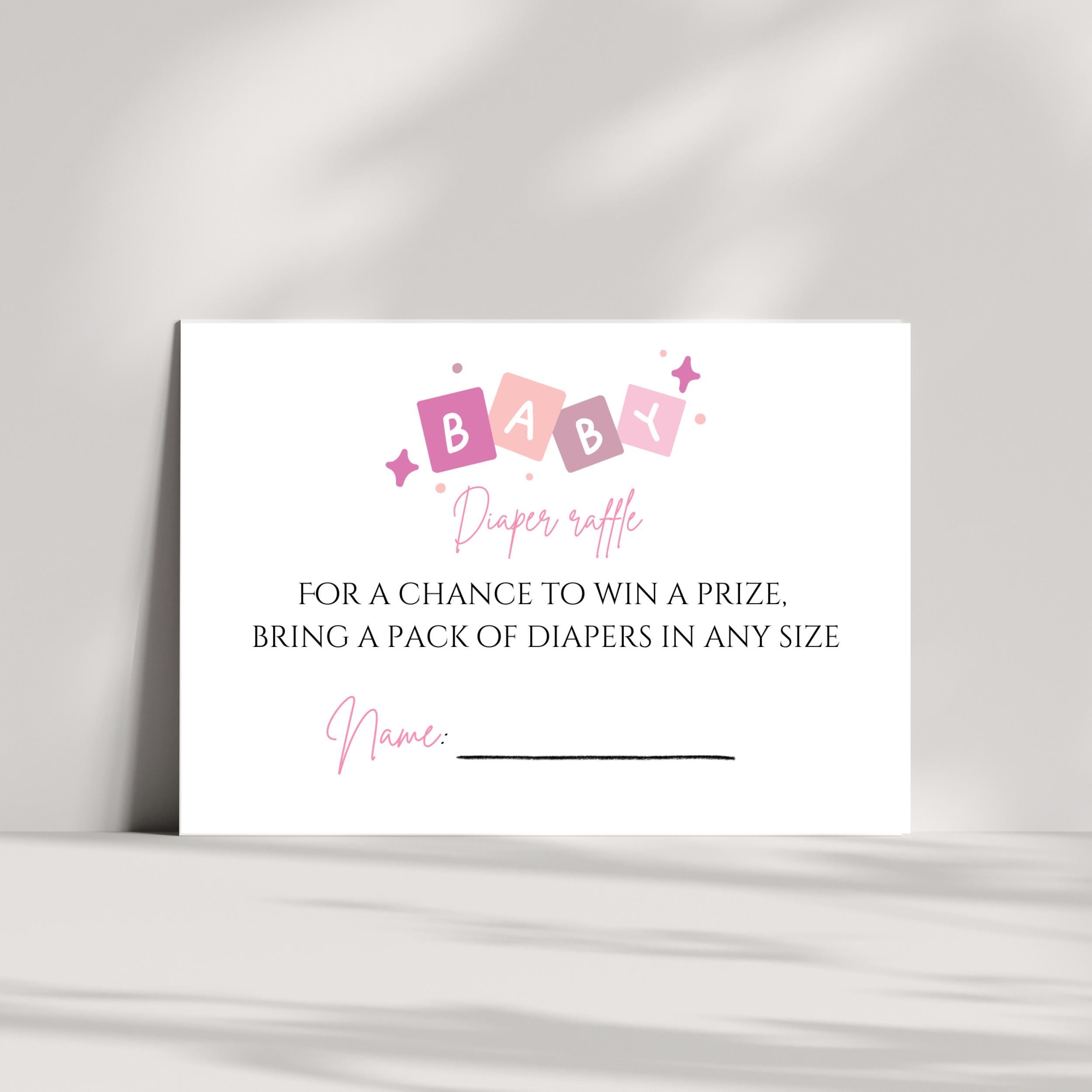 Editable Pink Baby Blocks Baby Shower Invitation Bundle - Instant ...