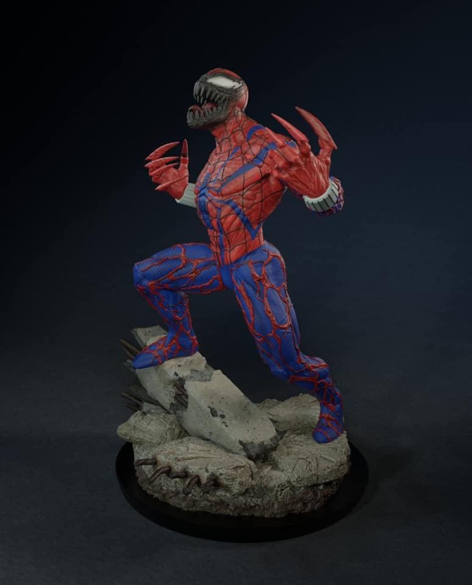 Symbiote-infected Arachnid Warrior Tough Resin 1/6 and 1/8 Scale 3D ...