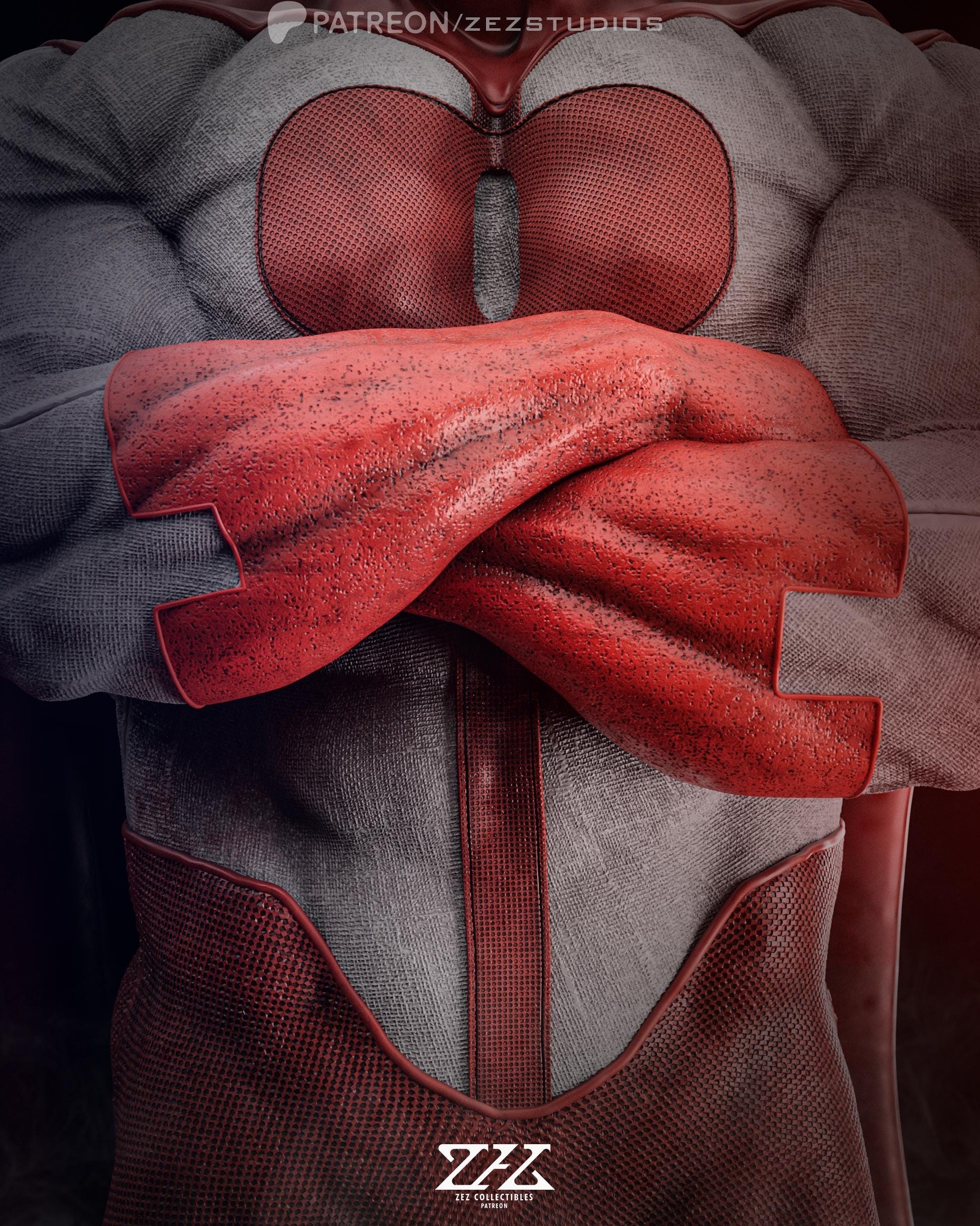 Omni-man 3D Printed Model - Tough Resin 1/6 Scale and Bust 3D Resin ...