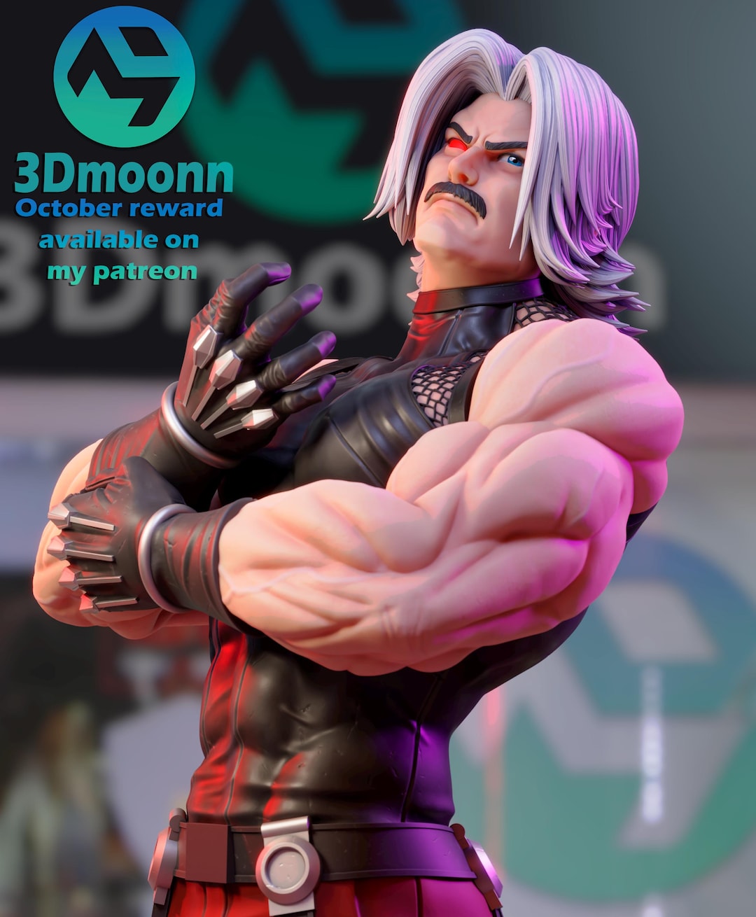 Rugal - King of Fighters - Tough Resin 1/6 Scale 3D Resin Model by ...