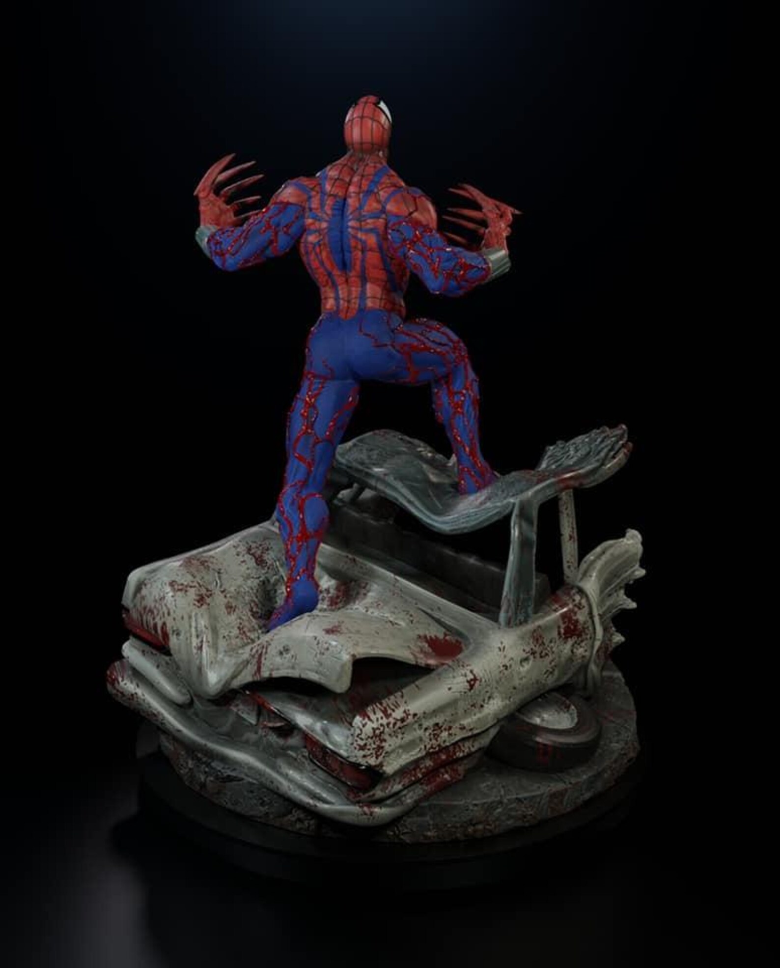 Symbiote-infected Arachnid Warrior Tough Resin 1/6 and 1/8 Scale 3D ...