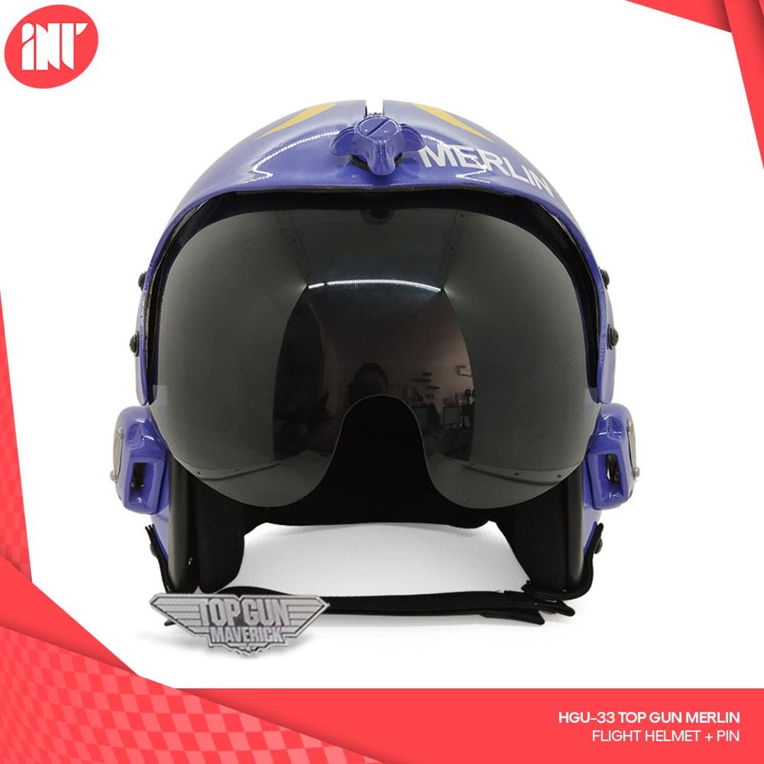 HGU-33 Top Gun Merlin Flight Helmet PIN - Etsy