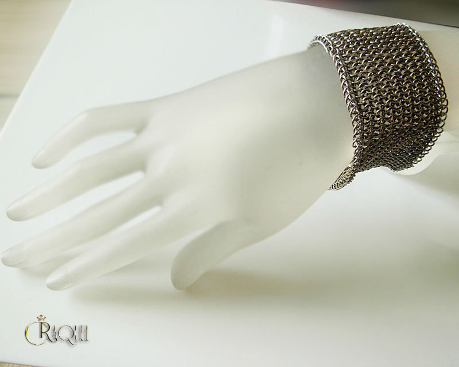 Stainless Steel Liquid Metal Mesh Bracelet - Etsy