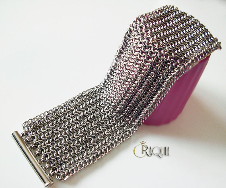 Stainless Steel Liquid Metal Mesh Bracelet - Etsy