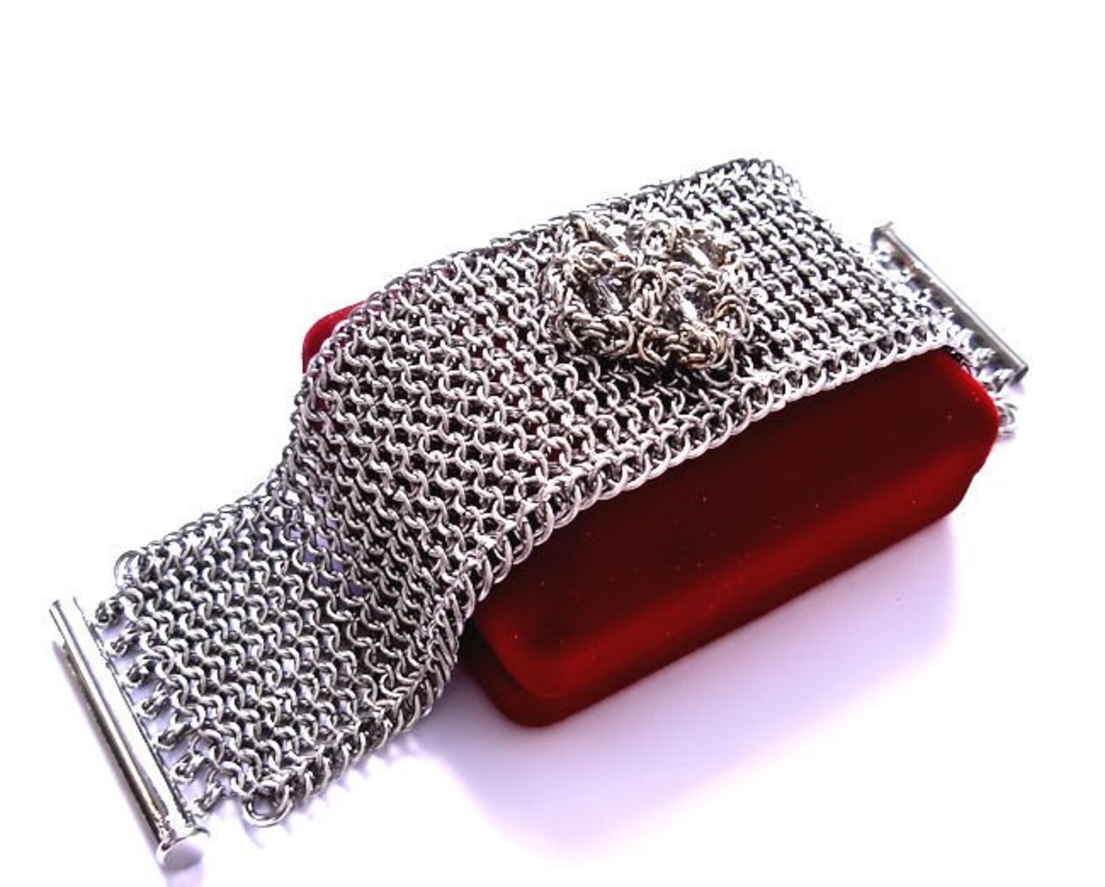 Stainless Steel Liquid Metal Mesh Bracelet - Etsy