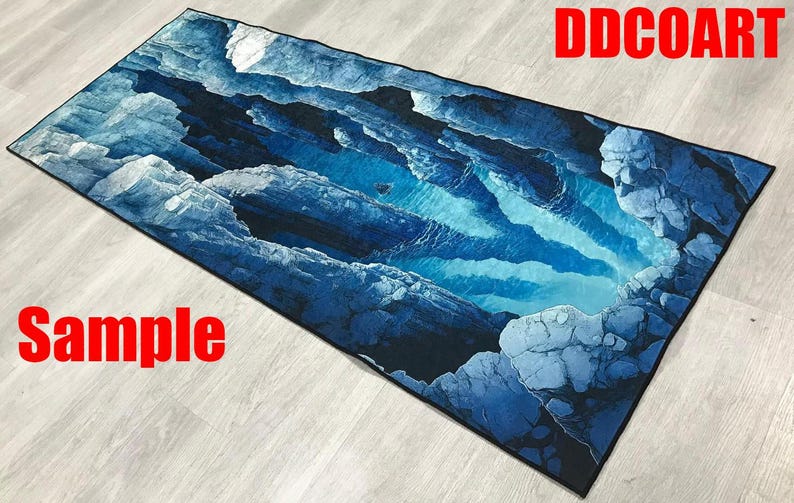 3D Rug, Optical Illusion, Runner Rug, Illusion Carpet, Deep Sea Rug ...