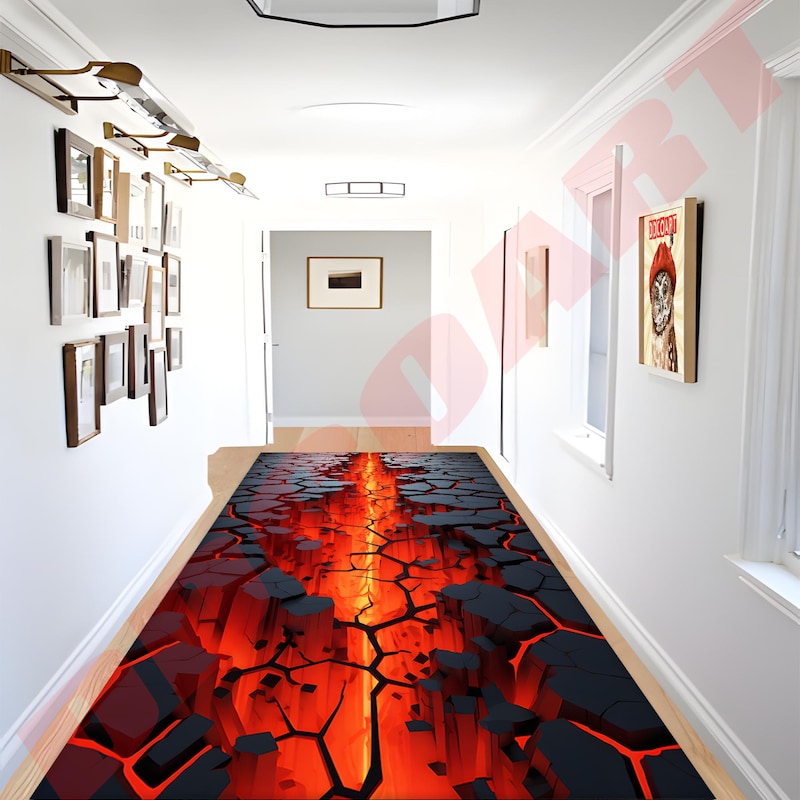 3d Runner Rug for Hallway - Etsy