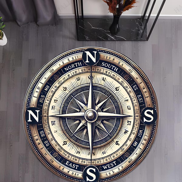 Nautical Rug - Etsy