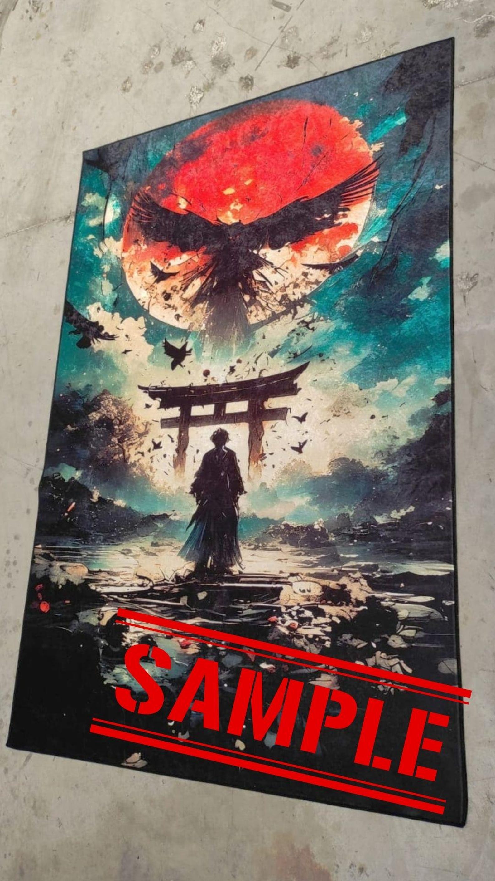 Tunnel Rug, Optical Illusion Rug, Illusion Rug, Rectangular Illusion ...