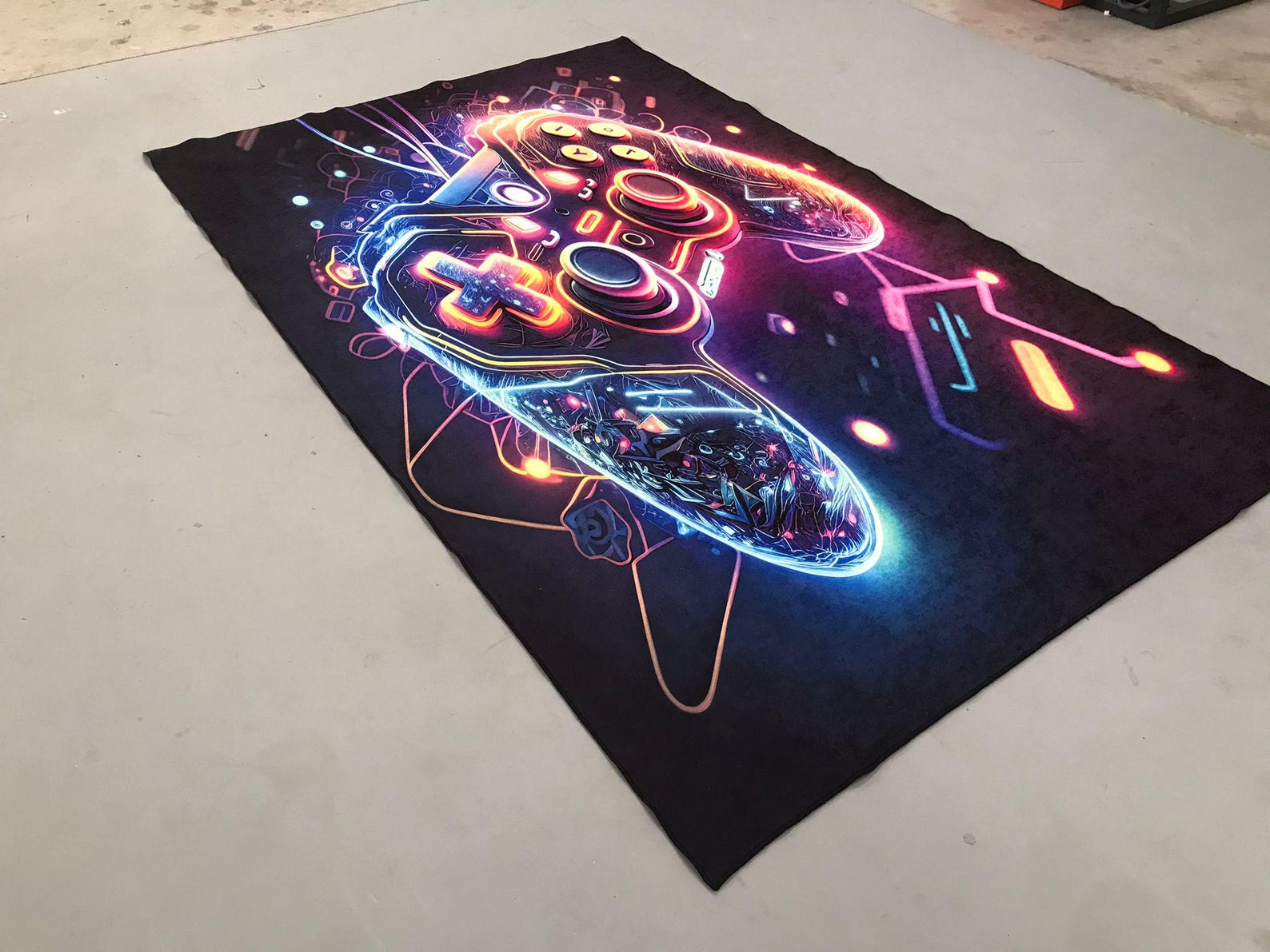 Gamer Rug, Game Room Rug, Gaming Rug, Joysticks Rug, Populer Rug, Gift ...