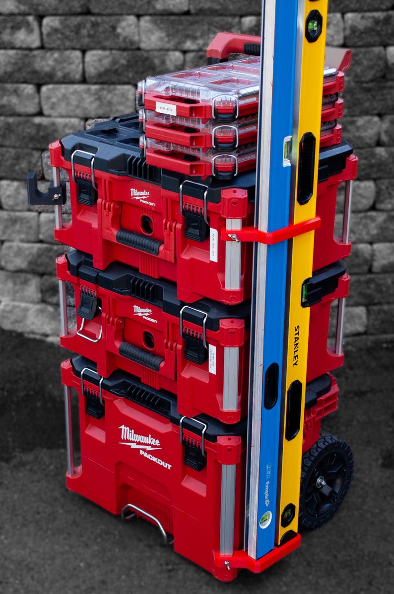 Dual Level Holder PACKOUT - Organizer for Milwaukee - Tool Box Mount - Etsy