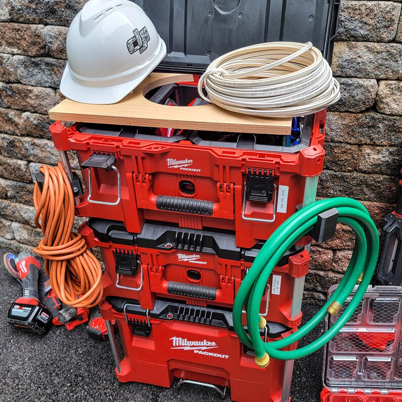 Milwaukee Packout Custom J Hooks 3D Printed to Hold Wiring Tubing Hoses ...