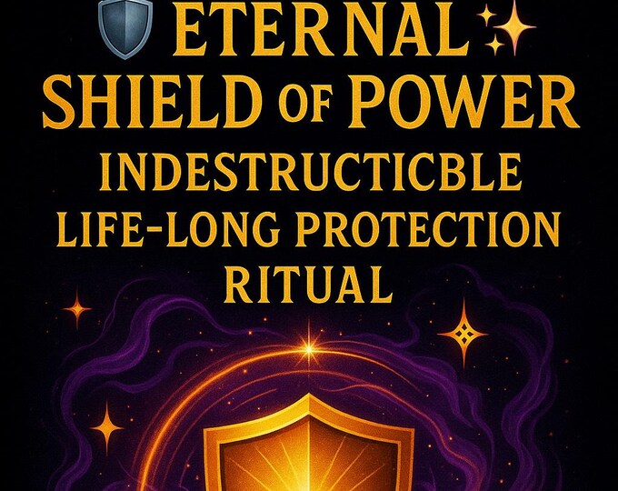 Eternal Shield of Power: Indestructible Life-long Protection Ritual - Etsy