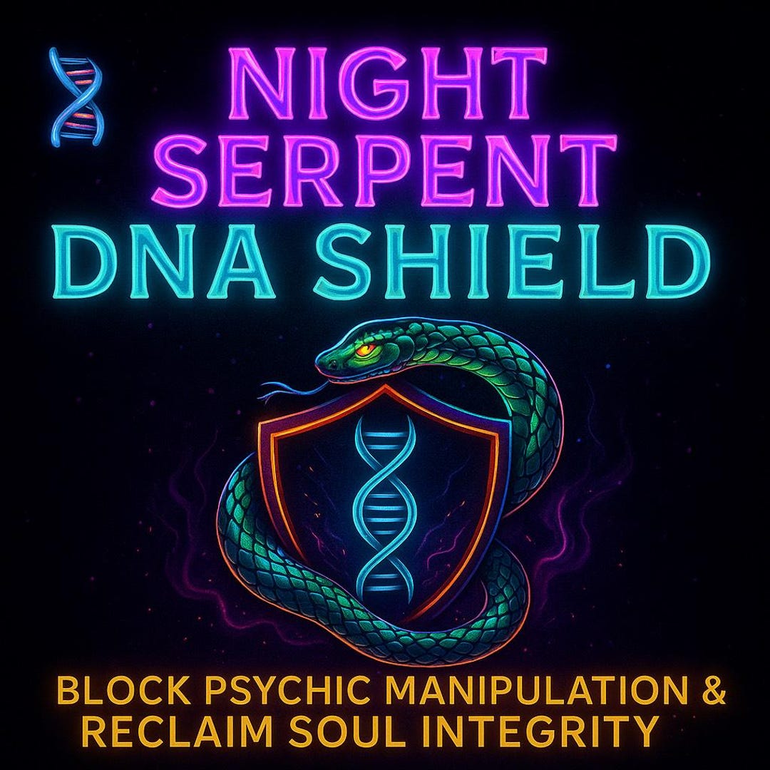 NIGHT SERPENT DNA Shield – Block Psychic Manipulation & Reclaim Soul ...