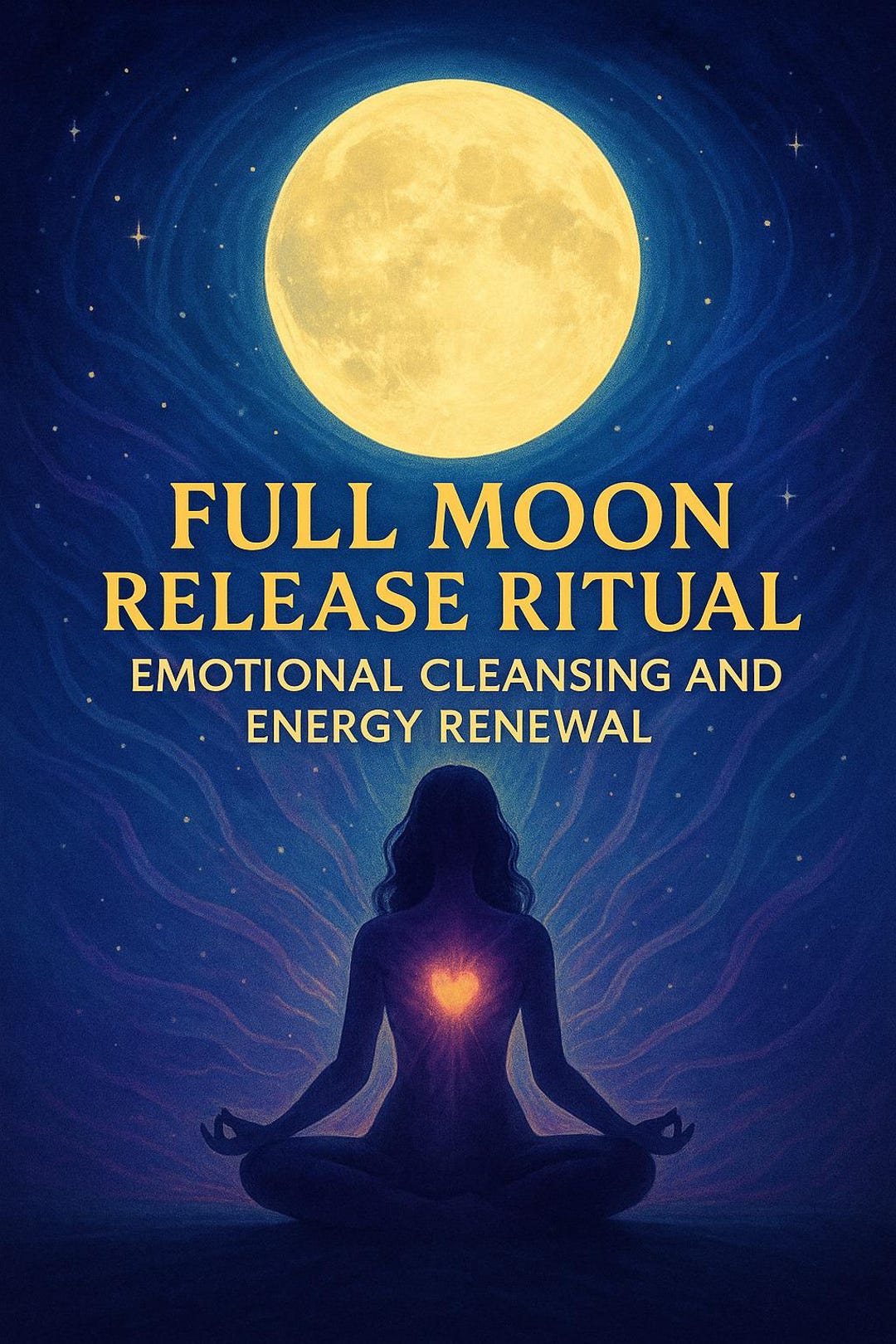 Full Moon Release Ritual | Emotional Cleansing and Energy Renewal - Etsy
