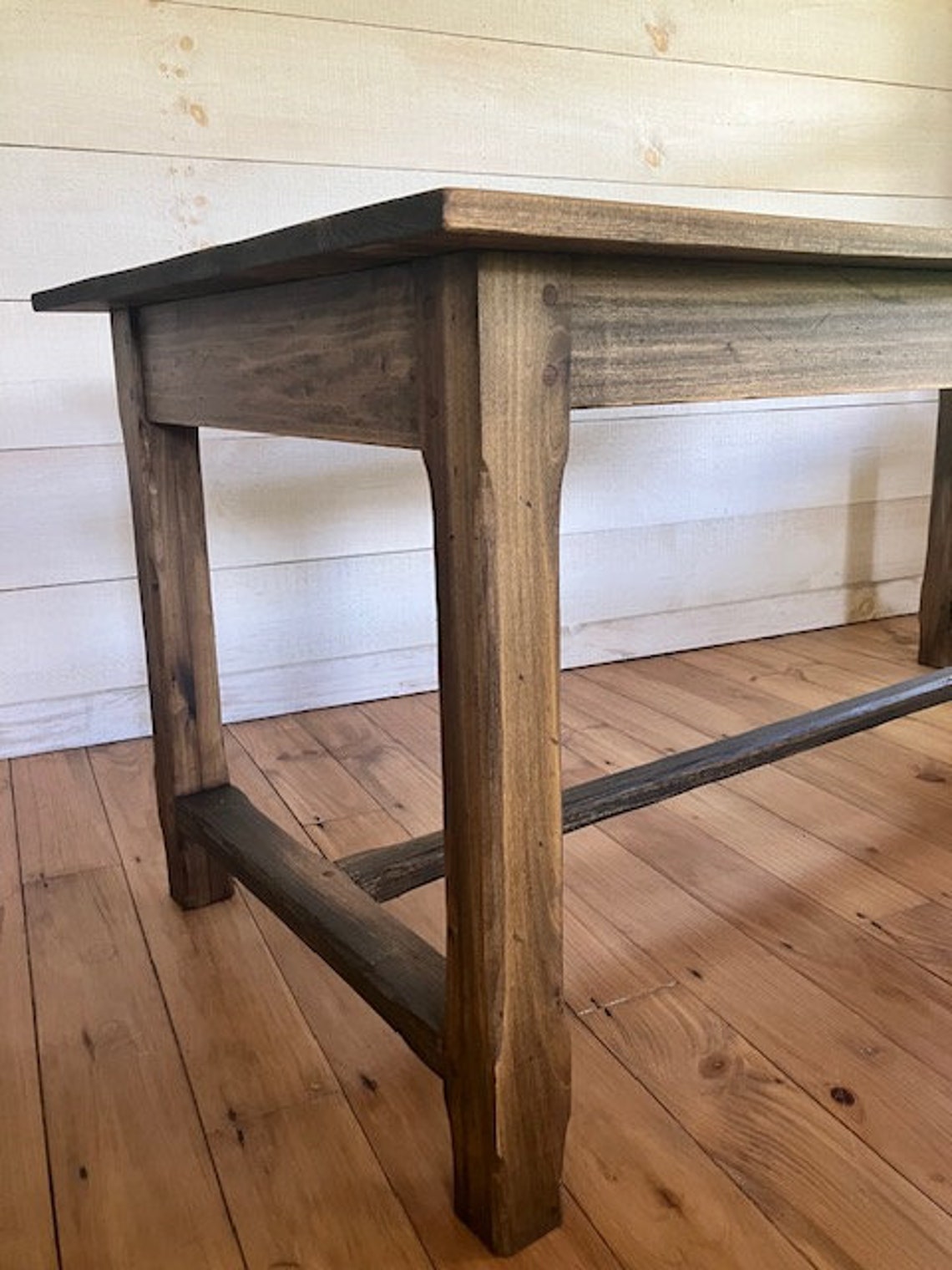 Farmhouse Dining Table, Distressed Dining Table, Harvest Table ...