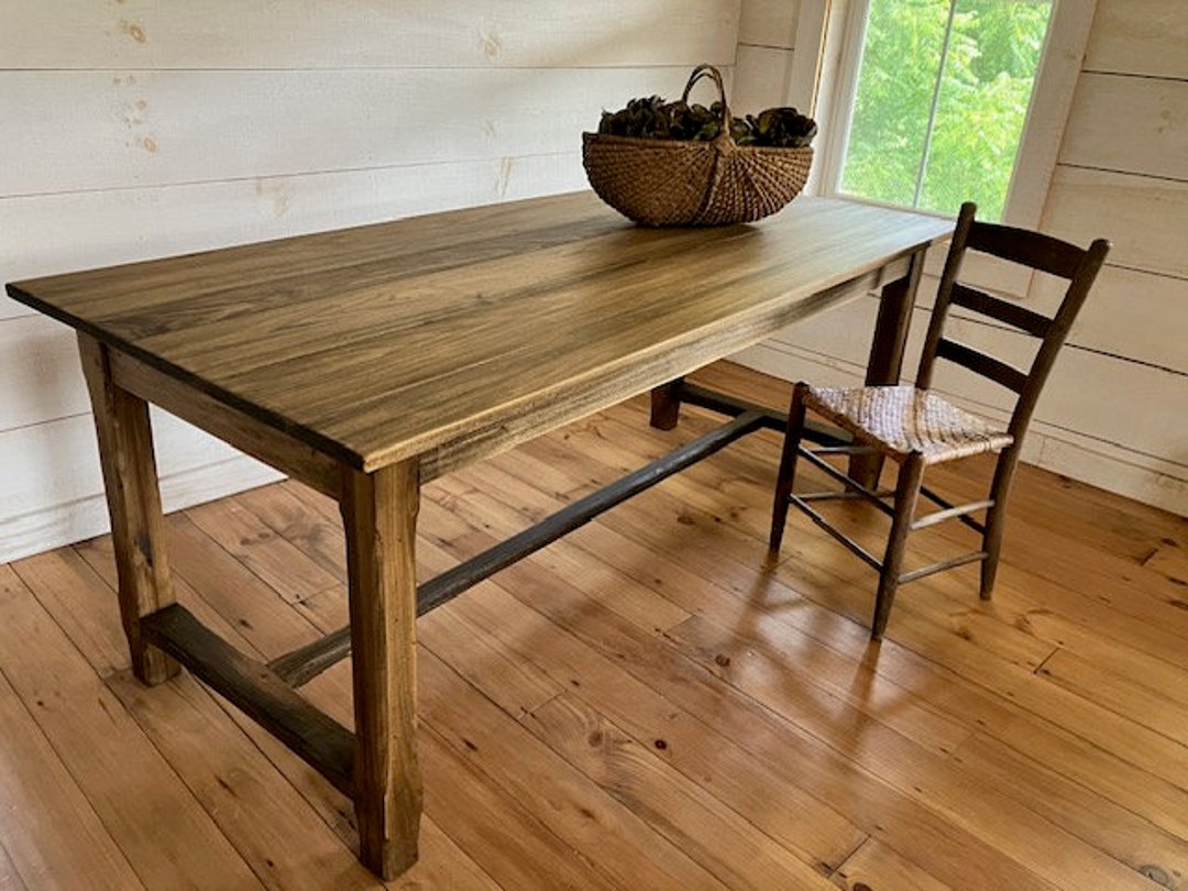 Farmhouse Dining Table, Distressed Dining Table, Harvest Table ...