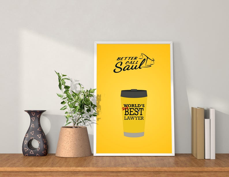 Better Call Saul Movie Poster Quote Wall Art Digital Print Wall Decor ...