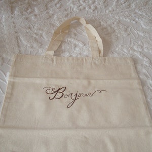 Market Tote! Choose One...claddagh or Bonjour - Etsy
