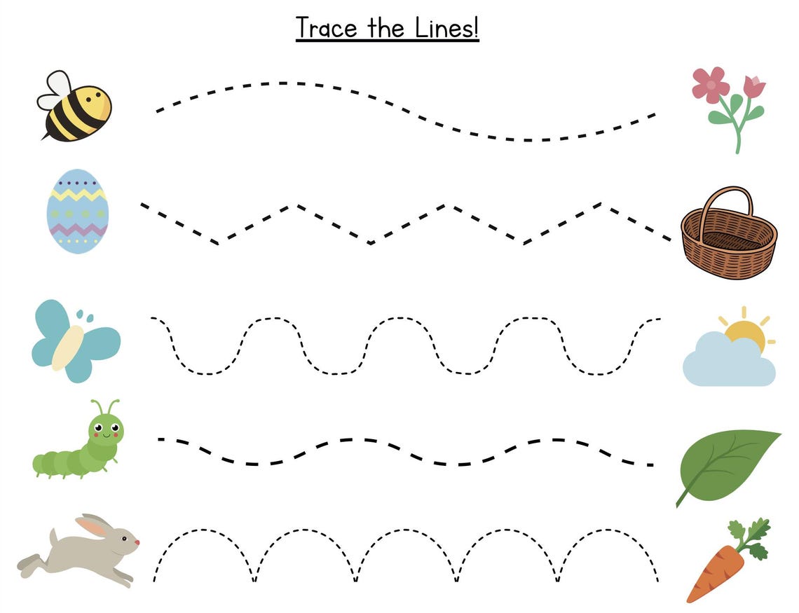 Spring Break Toddler Learning Binder - Etsy