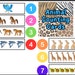 Animal Counting Cards - Etsy
