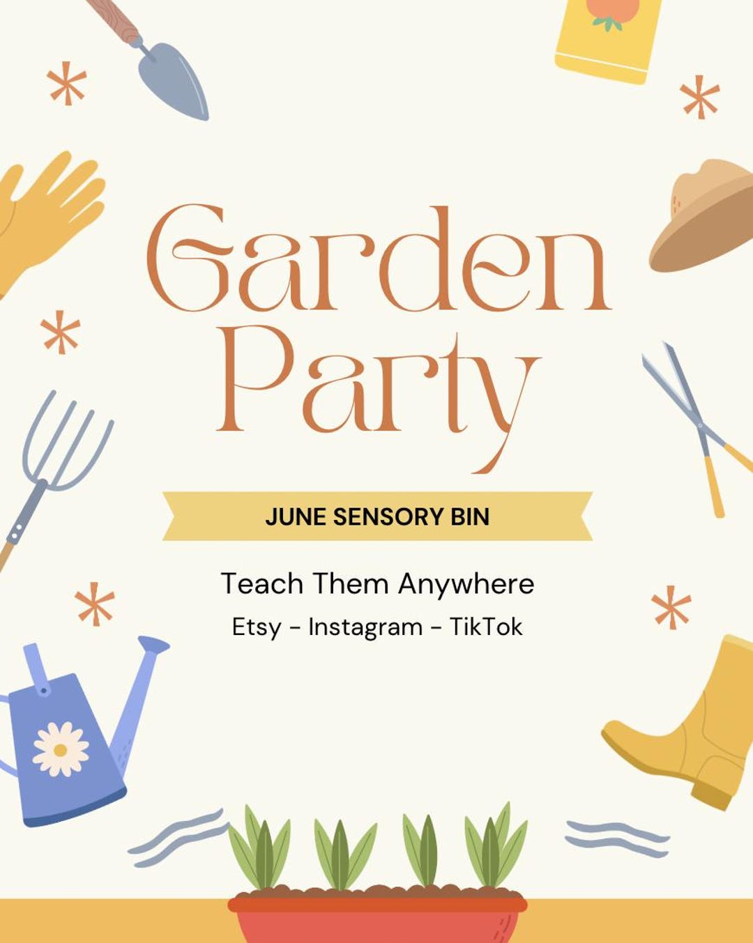 June Sensory Bin - Local Pickup ONLY - Etsy
