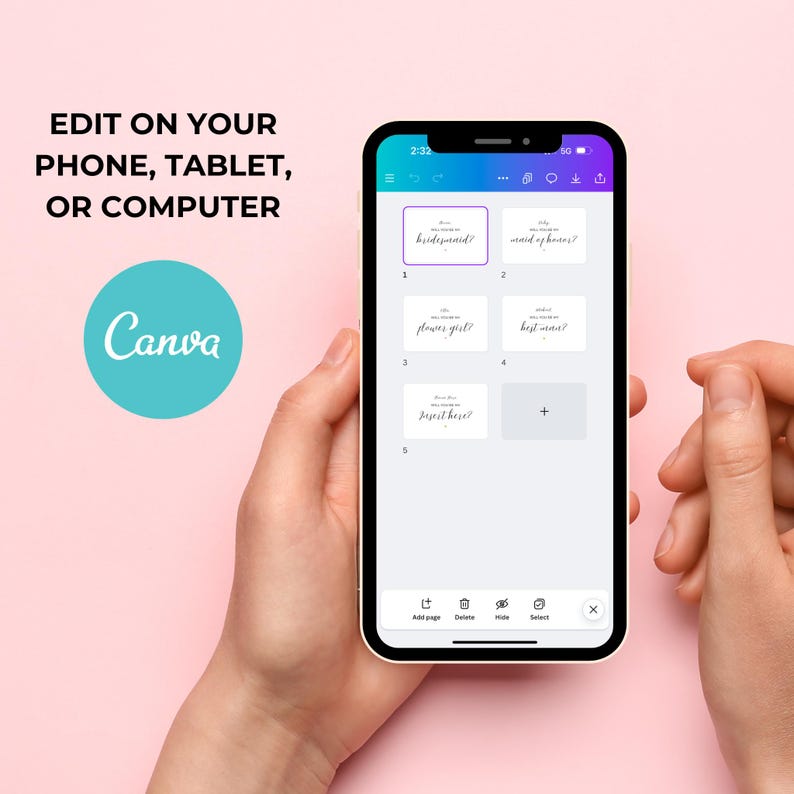 Plantilla Para Boda Spanish Proposal Cards Editable Canva Template for ...