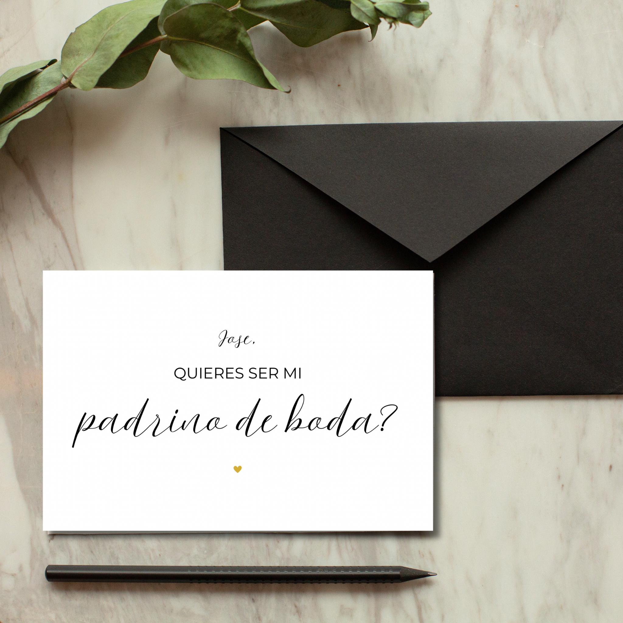 Plantilla Para Boda Spanish Proposal Cards Editable Canva Template for ...